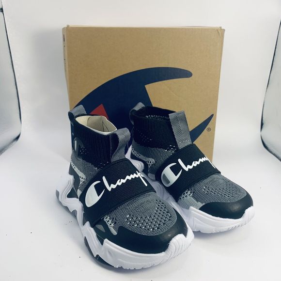 Champions | Shoes | Cp1889t Champion Hyper Future Hi Blackgrey Knit 6t ...